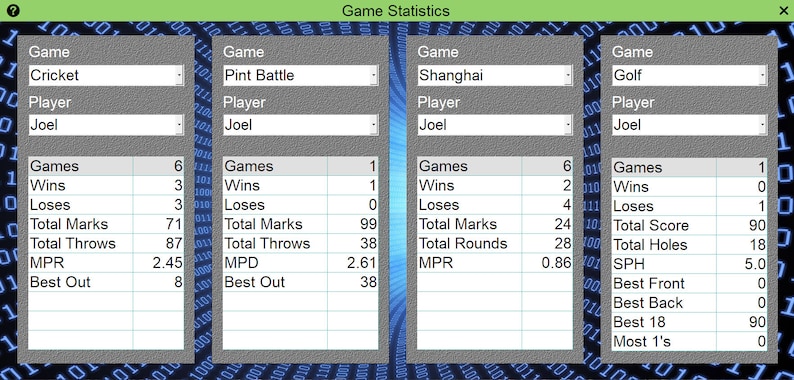 Dart Scoring PC App for Darts Scoring Dart Software Digital Scoreboard ...