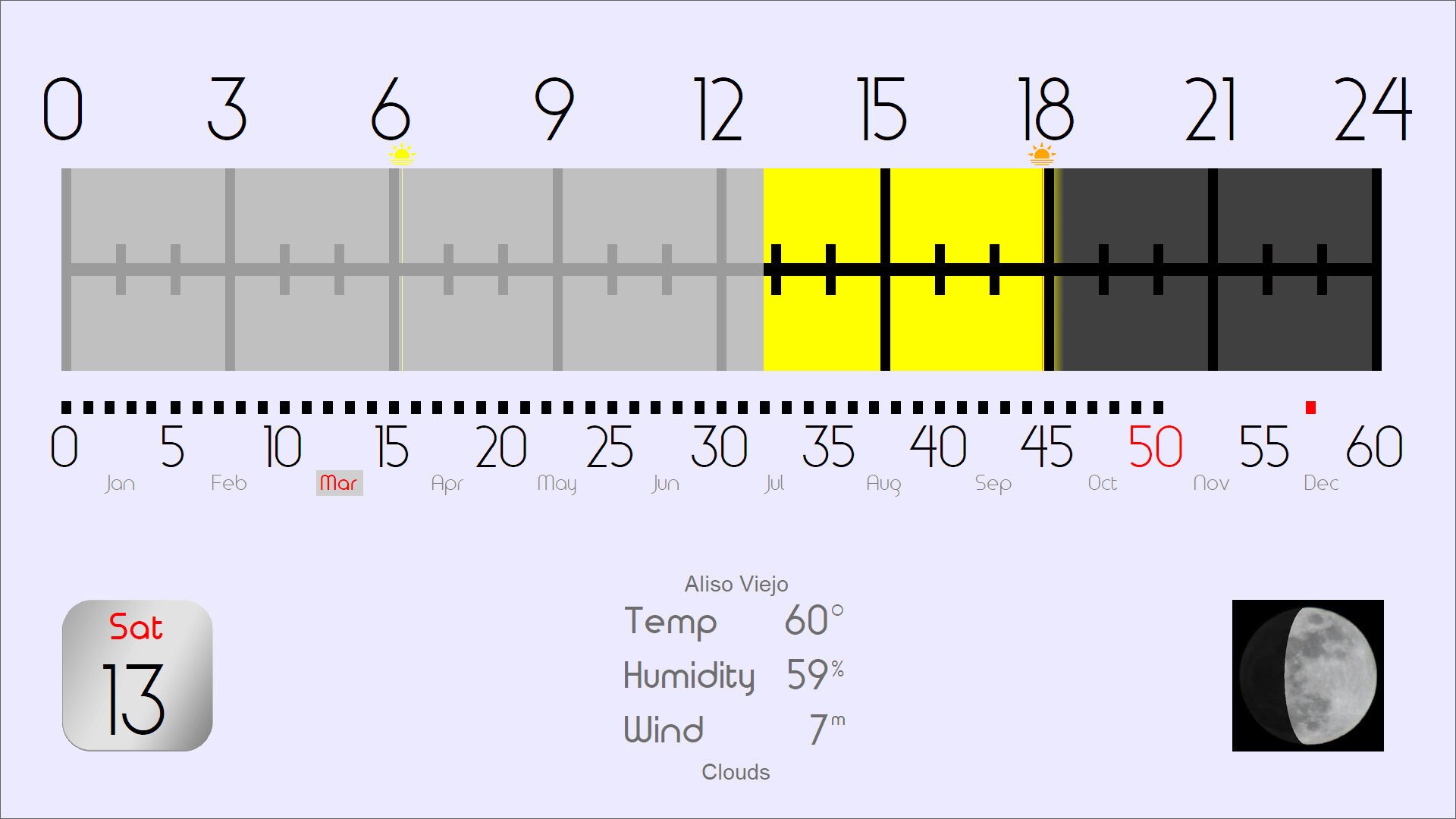 24 Hour Digital Clock, Lobby Clock, Perfect for Waiting Areas and ...