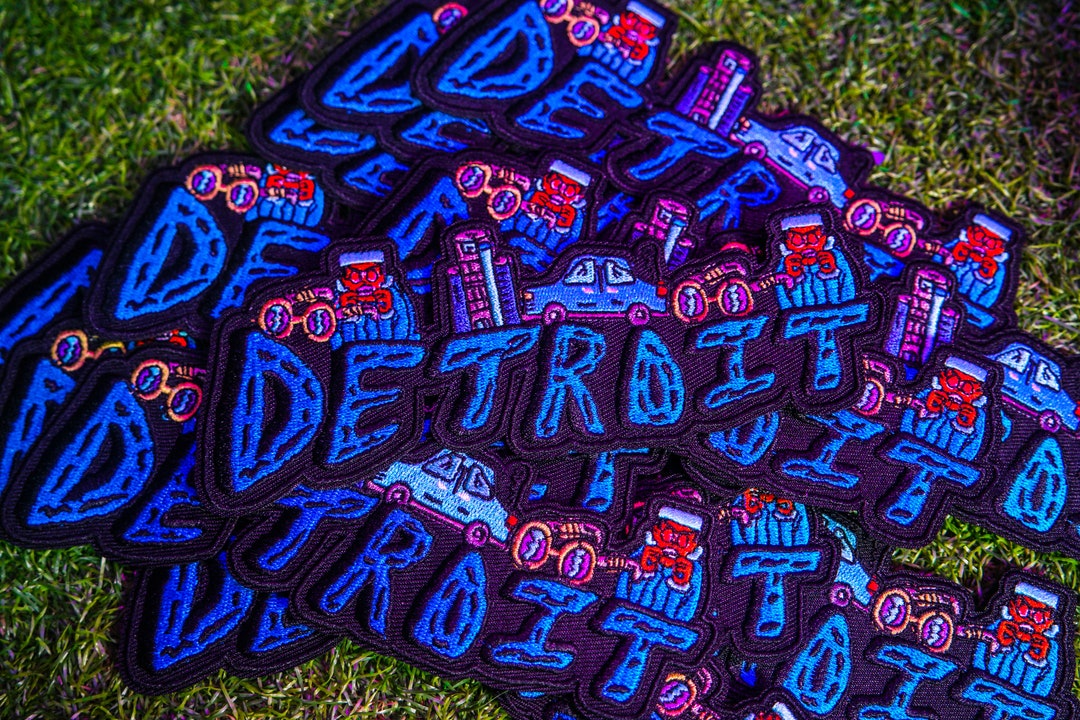 Detroit Word Patch - Etsy