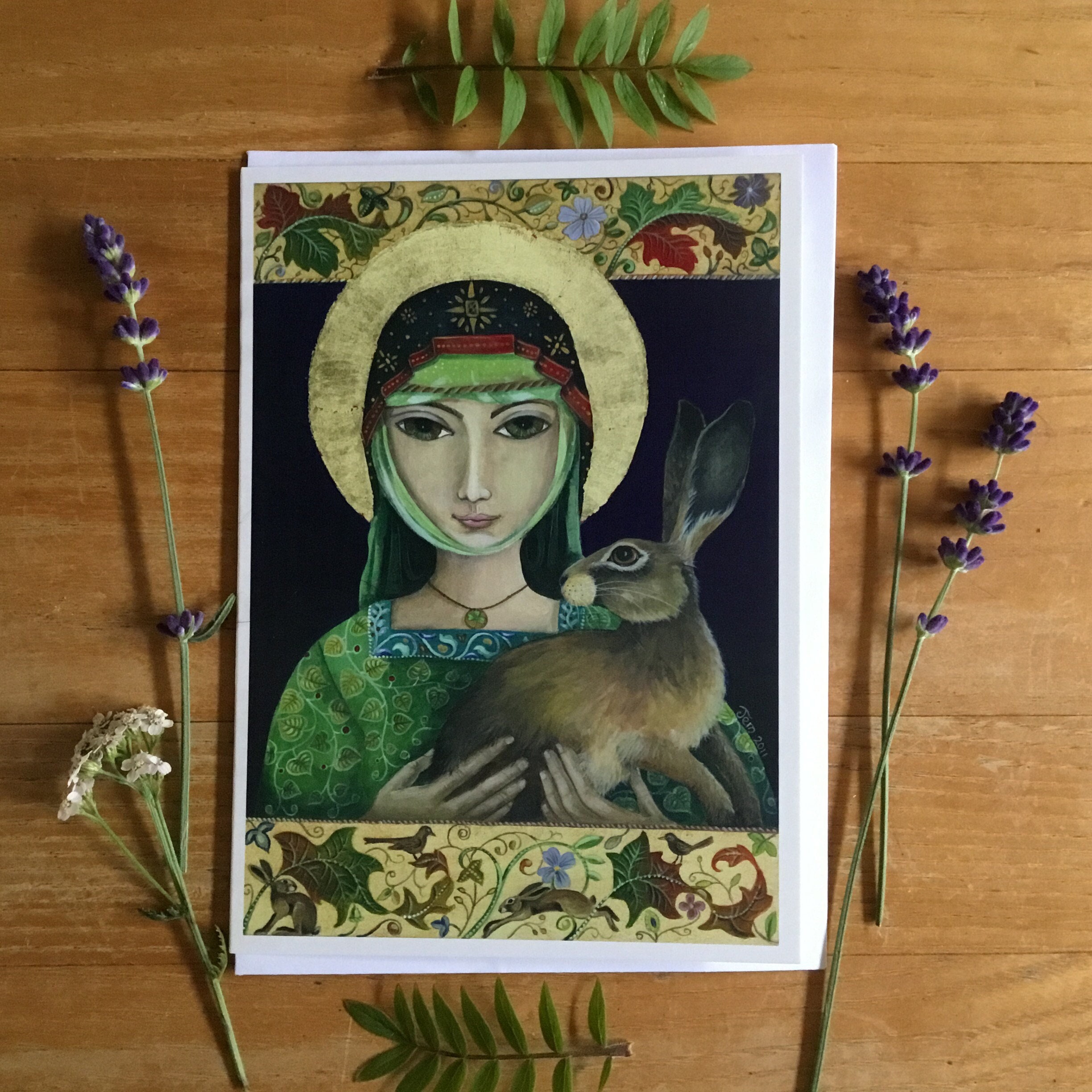 St Melangell and the Hare. - Etsy