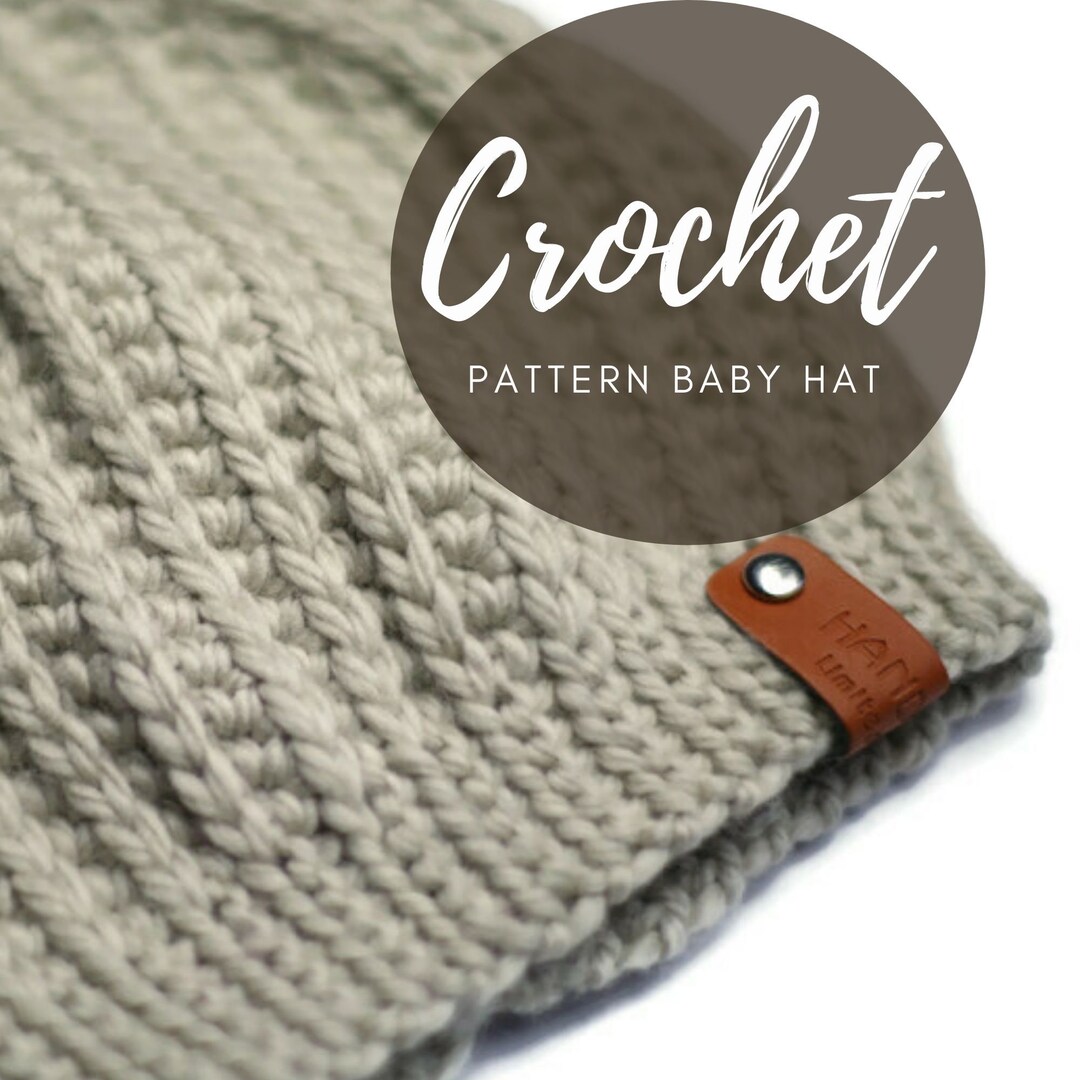Crochet Baby Hat PATTERN, Crochet Baby Toque, Crochet Baby Patterns ...