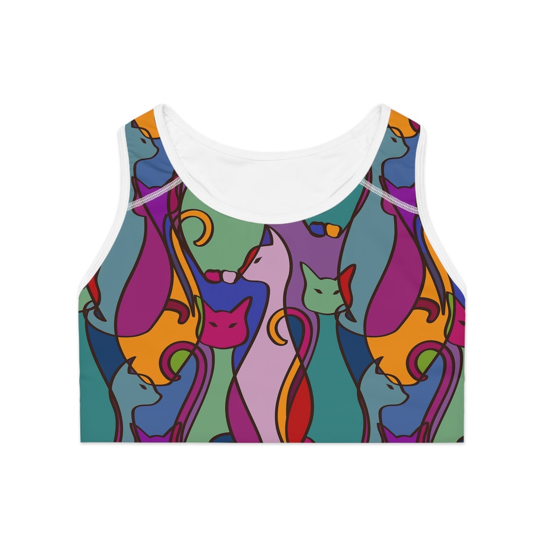 CAT SILHOUETTE - Ladies Sports Bra Featuring Super Soft & Stretchy ...
