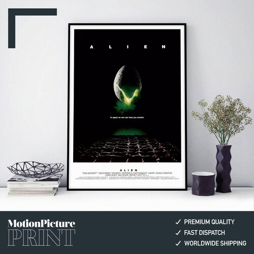 Aliens Minimalist Movie Art Print Poster Wall Art - Etsy