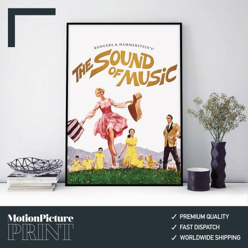 The Sound of Music Movie Poster Print Redplanetgraphics - Etsy