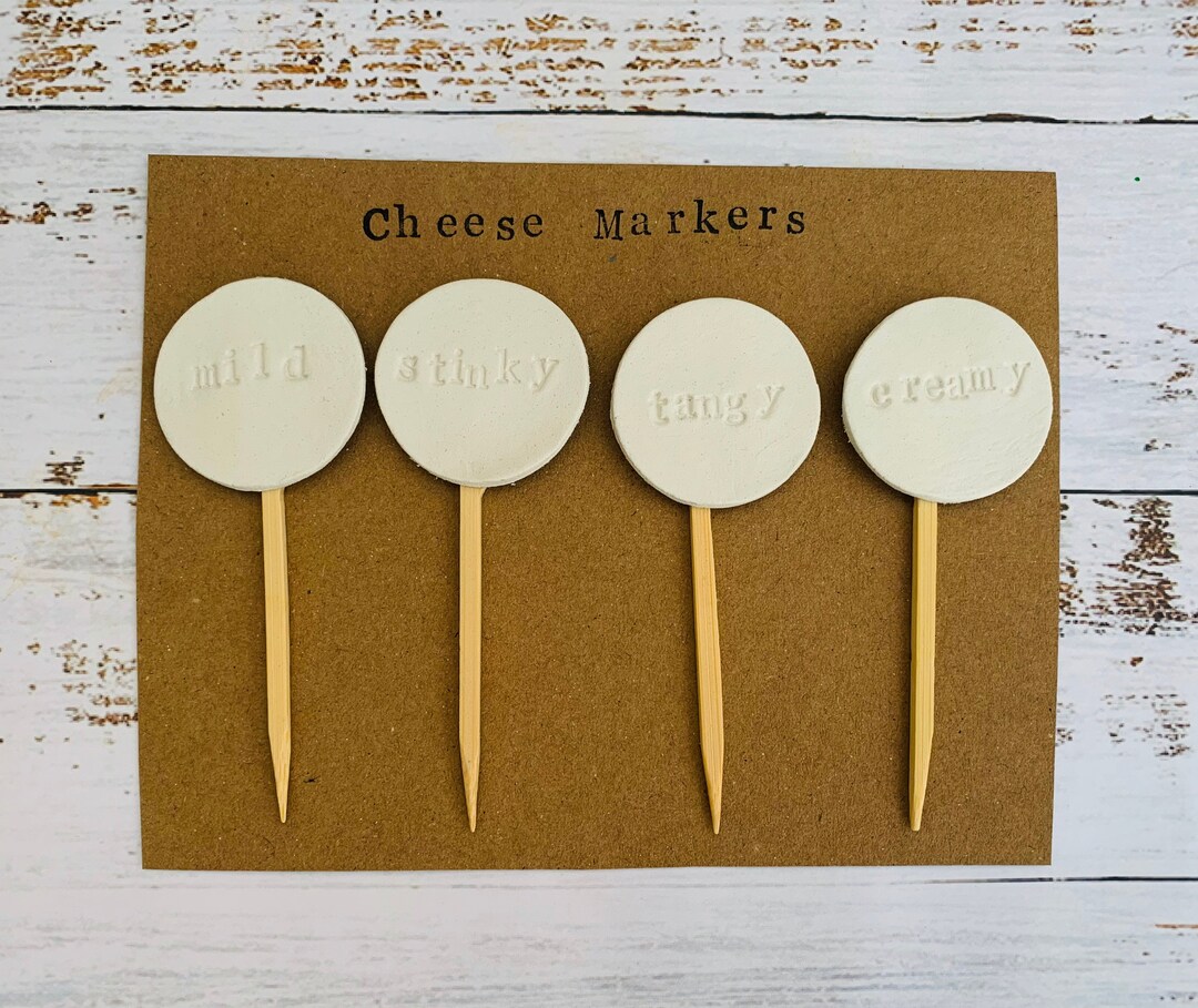 Cheese Markers Clay Cheese Labels Christmas Gift - Etsy