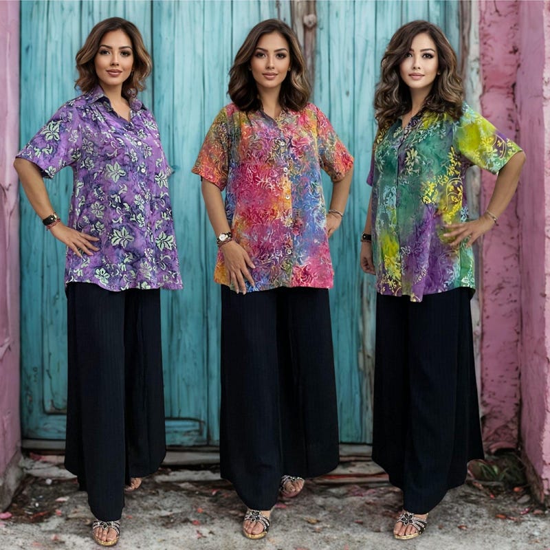Women Batik Tunic Bali - Etsy