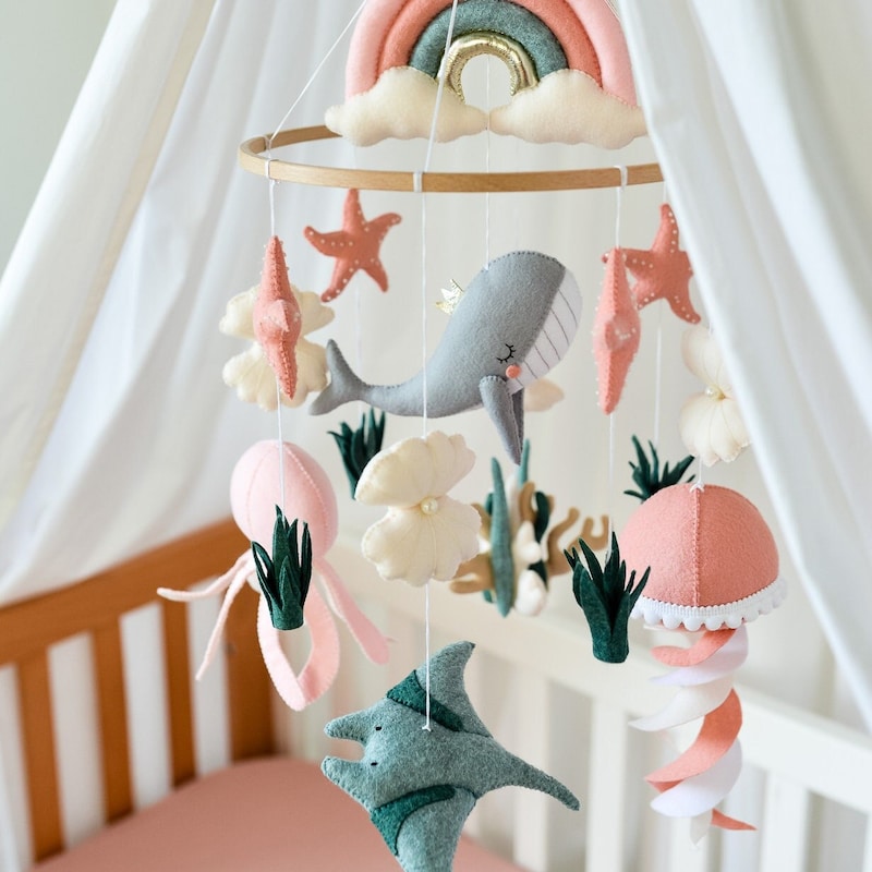 Octopus Mobile for Crib - Etsy