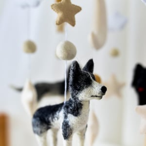 Custom Dog Mobile Baby Mobile Dog Pets Nursery Decor Handmade Felt Crib ...