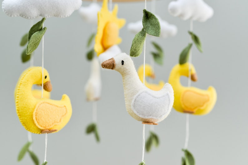 Duck Mobile - Woodland Mobile - Baby Girl Crib Mobile - Baby Boy ...