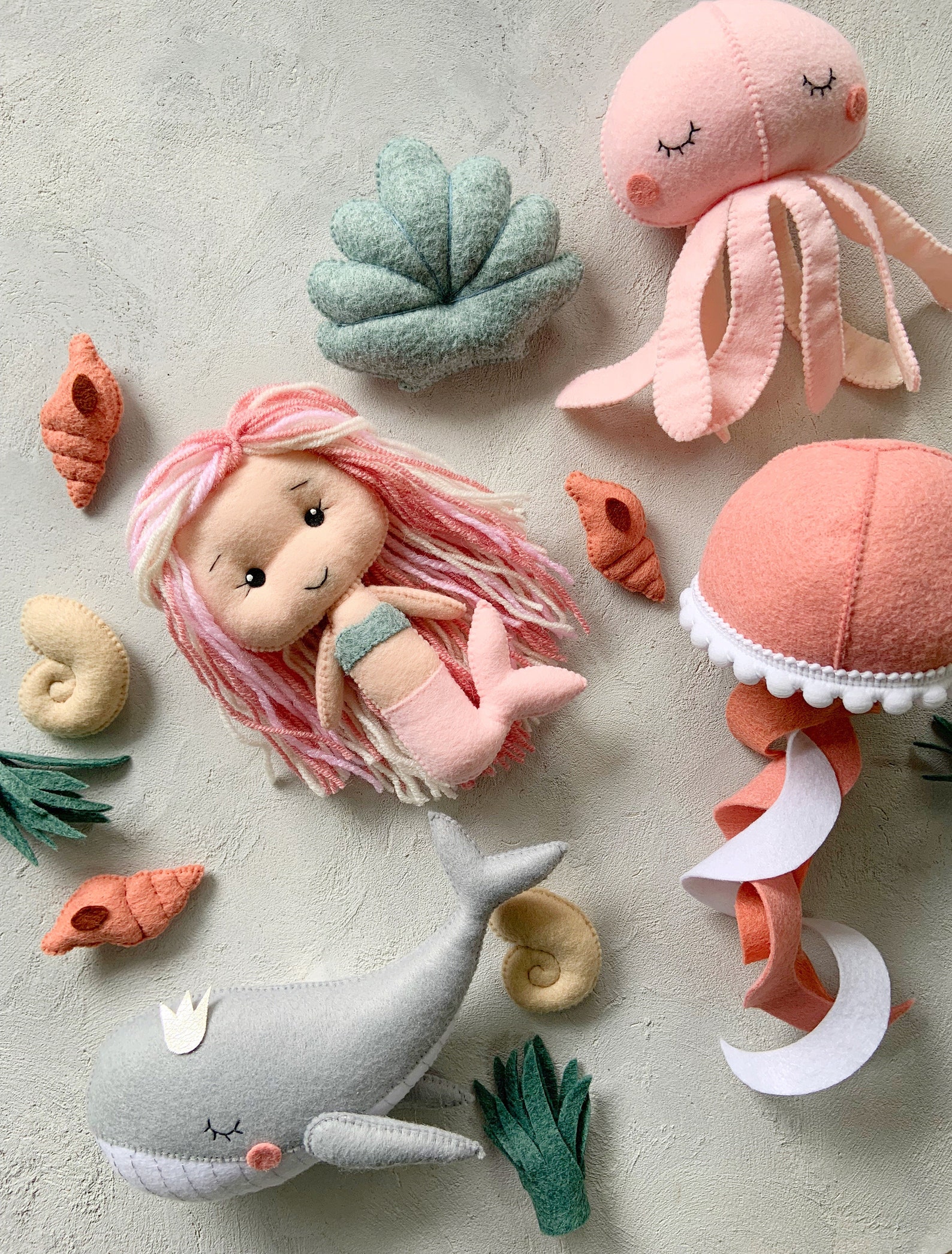 Mermaid Mobile Whale Nursery Mobile Ocean Nursery Decor Baby | Etsy