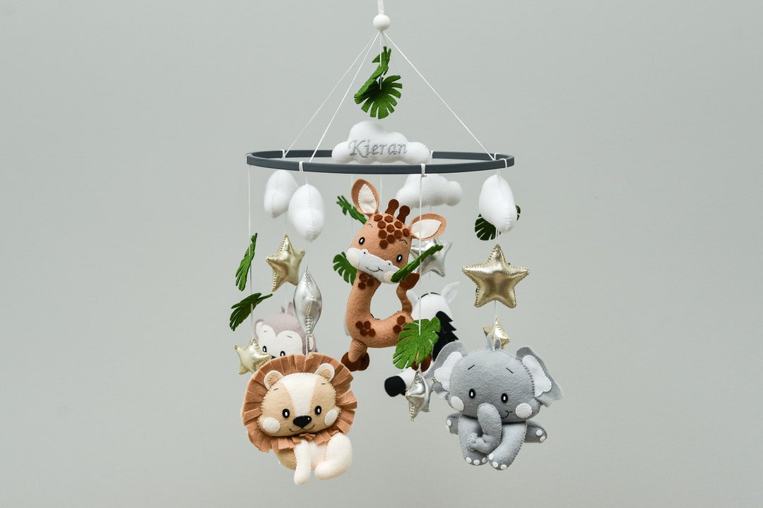 Baby Mobile Safari Giraffe Krippe mobile Dschungel - Etsy.de
