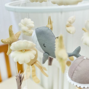 Ocean Mobile Baby Mobile Ocean Nursery Crib Mobile Neutral Octopus ...