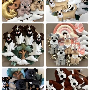 Custom Puppy Mobile Baby, French Bulldog Crib Mobile, Dog Nursery ...