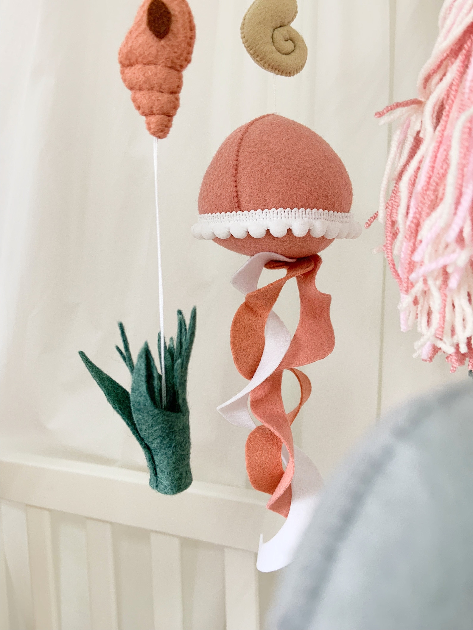 Mermaid Mobile Whale Nursery Mobile Ocean Nursery Decor Baby | Etsy