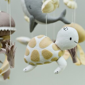 Ocean Mobile - Baby Mobile Ocean - Nursery Crib Mobile Neutral ...