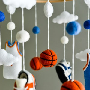 Basketball Mobile Baby - Sport Crib Mobile - Etsy