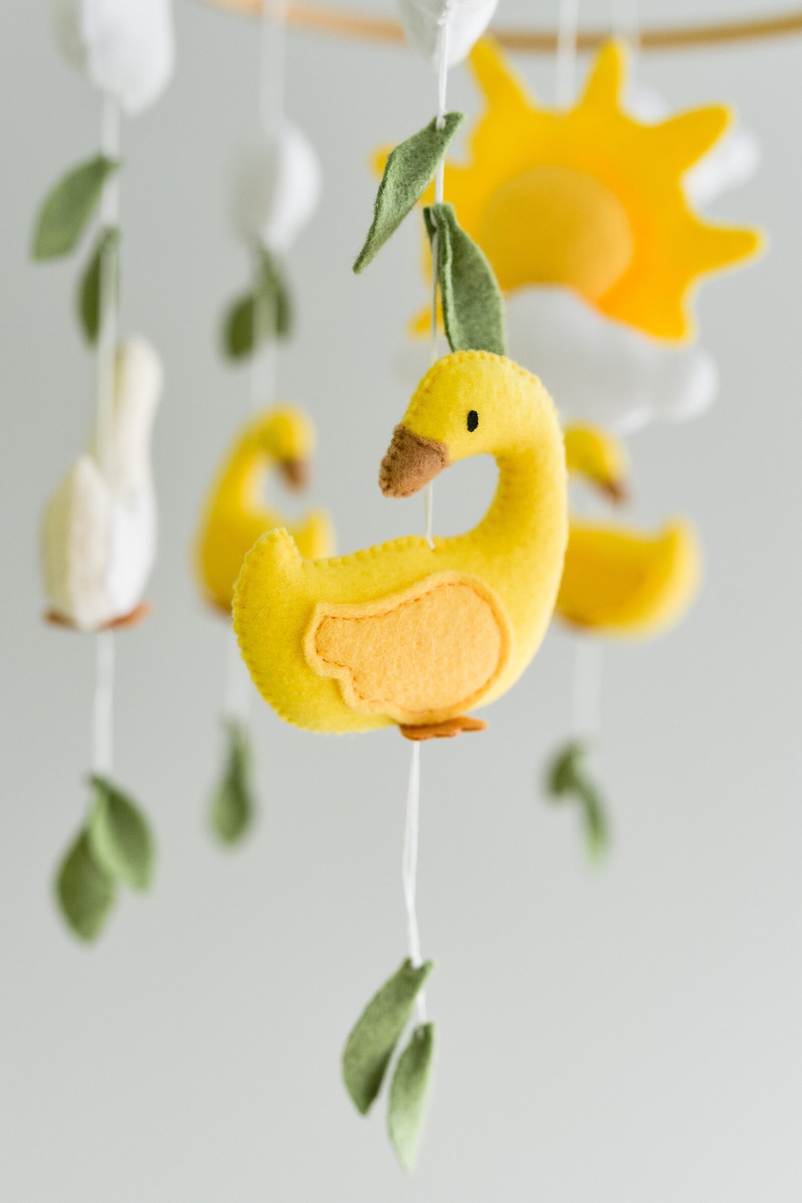 Duck Mobile - Woodland Mobile - Baby Girl Crib Mobile - Baby Boy ...
