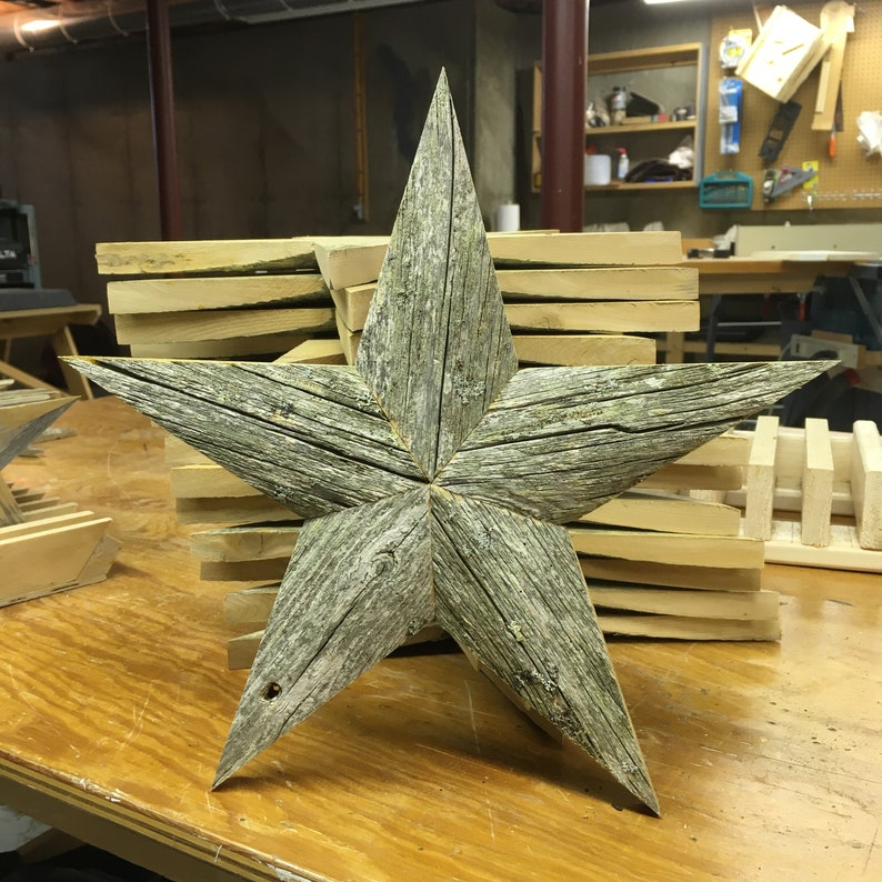 Tree Topper 12 1/2 Inch. Made From Reclaimed Weathered Cape | Etsy