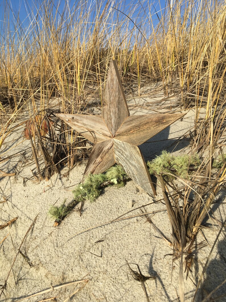 Set of 3 Rustic Wooden Stars Made With Reclaimed Wood From New - Etsy