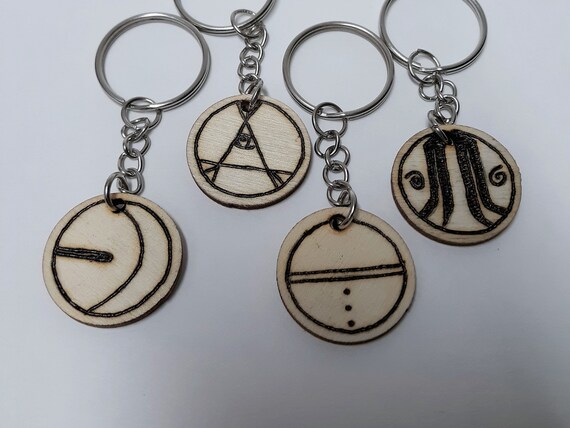 5 Seconds of Summer Band Inspired Symbols Keychains 5SOS Set - Etsy