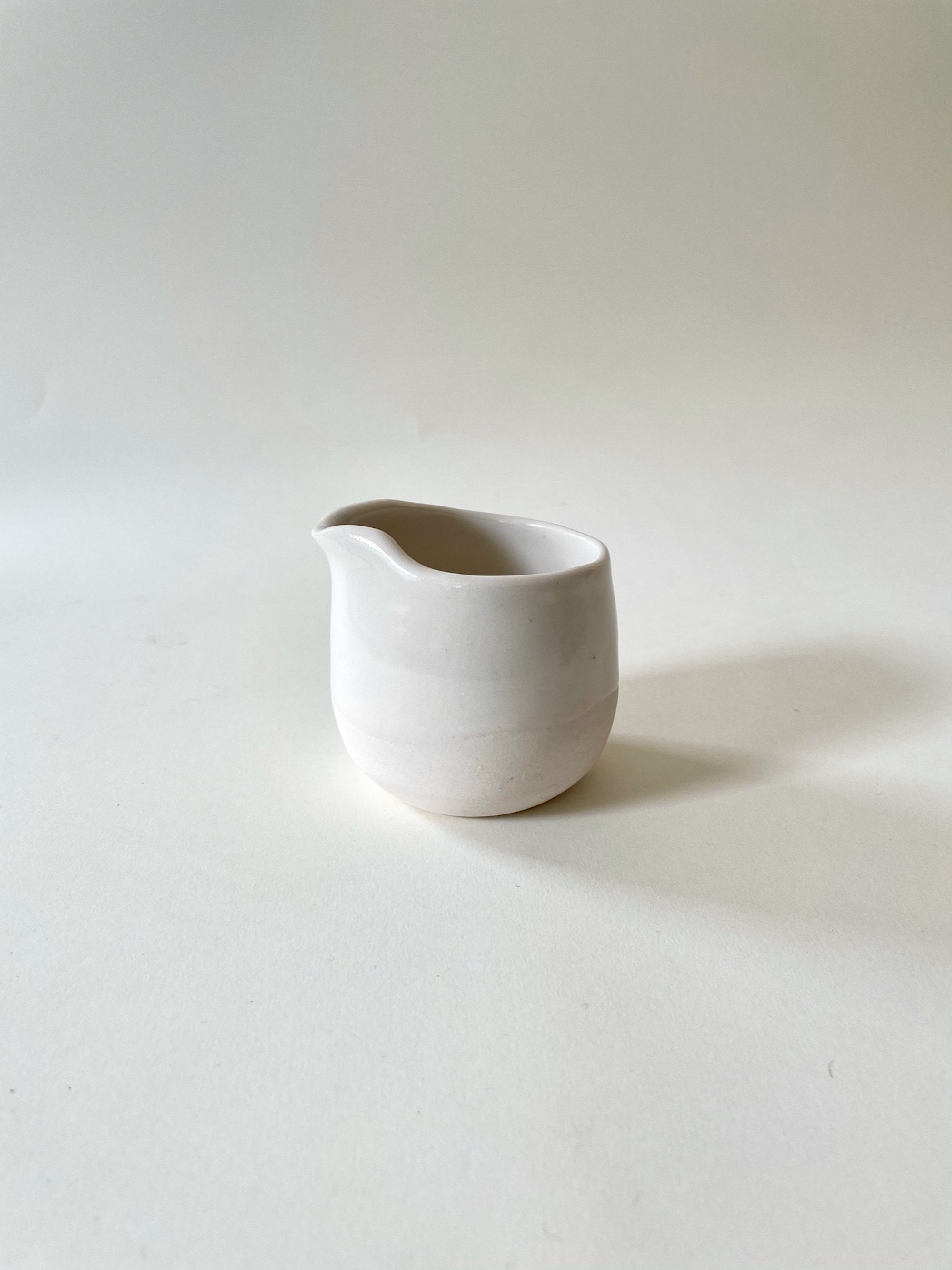 Handmade Porcelain Cream Pourer, Handmade Ceramics, Housewarming Gift ...