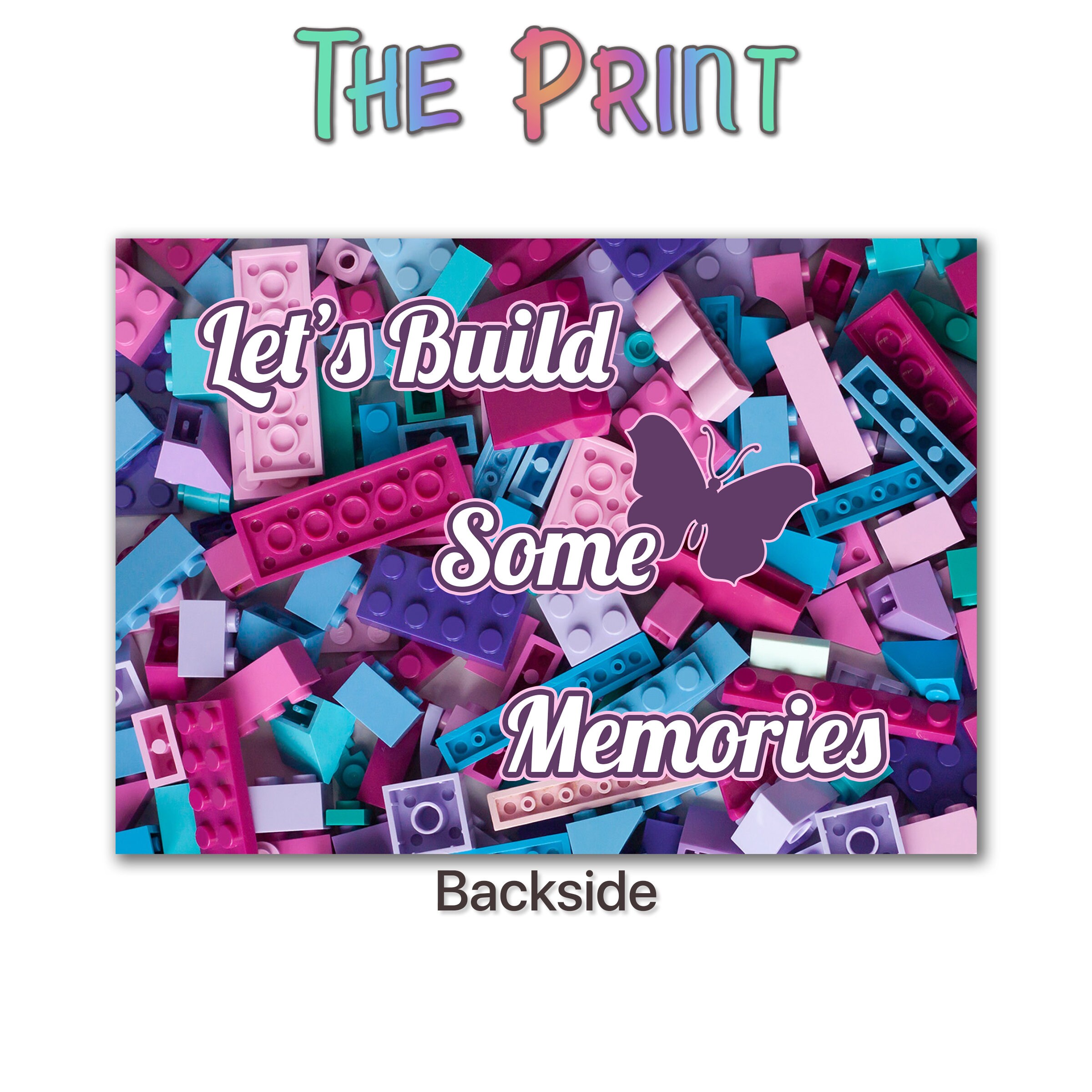 Building Blocks Picture Invitation Building Blocks Party - Etsy