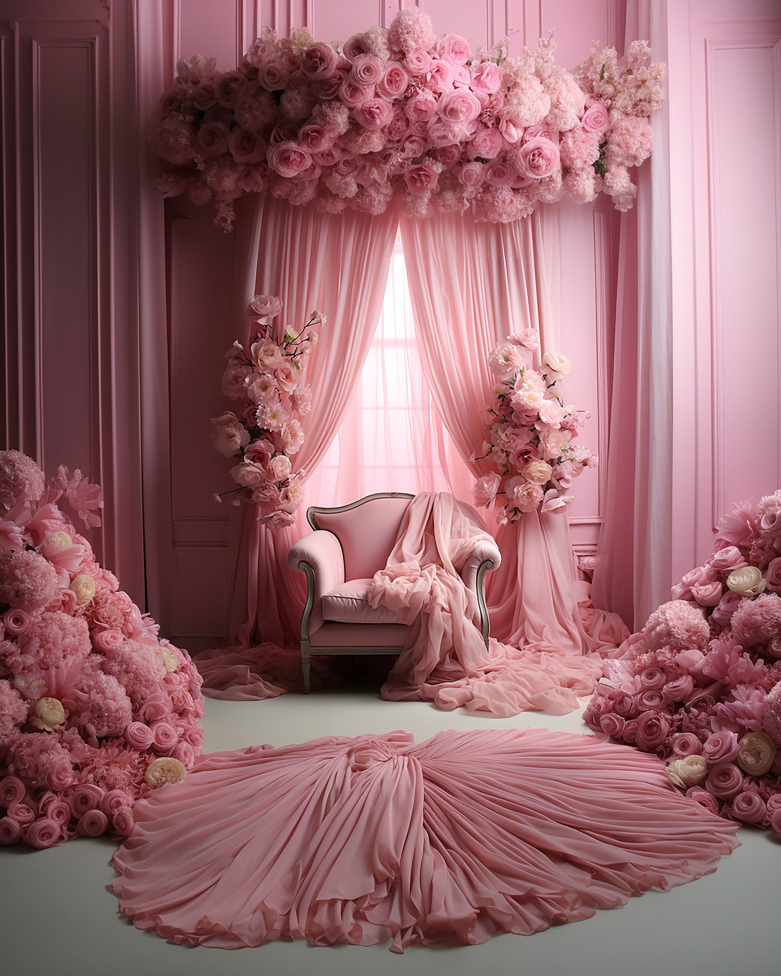 5 Romantic Rooms Backdrop, , Wedding Backdrop , Maternity Backdrop ...