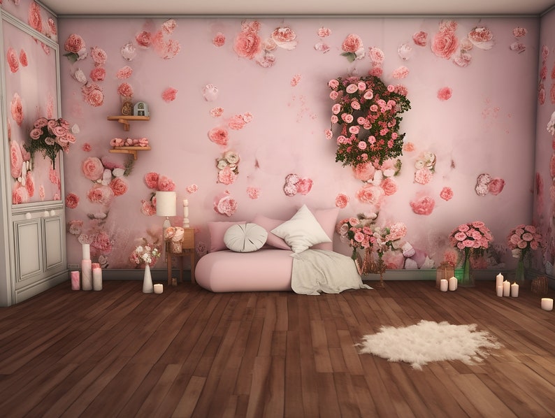 23 Romantic Rooms Backdrop, Mother's Day Backdrops, Maternity Backdrop ...