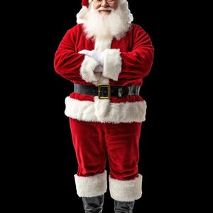 Santa Claus Png, Santa Overlay Png , Full Body Santa Overlay ...