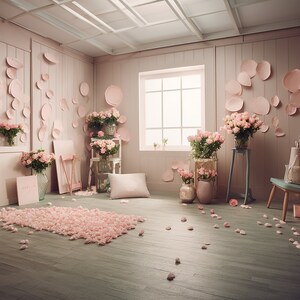 23 Romantic Rooms Backdrop, Mother's Day Backdrops, Maternity Backdrop ...
