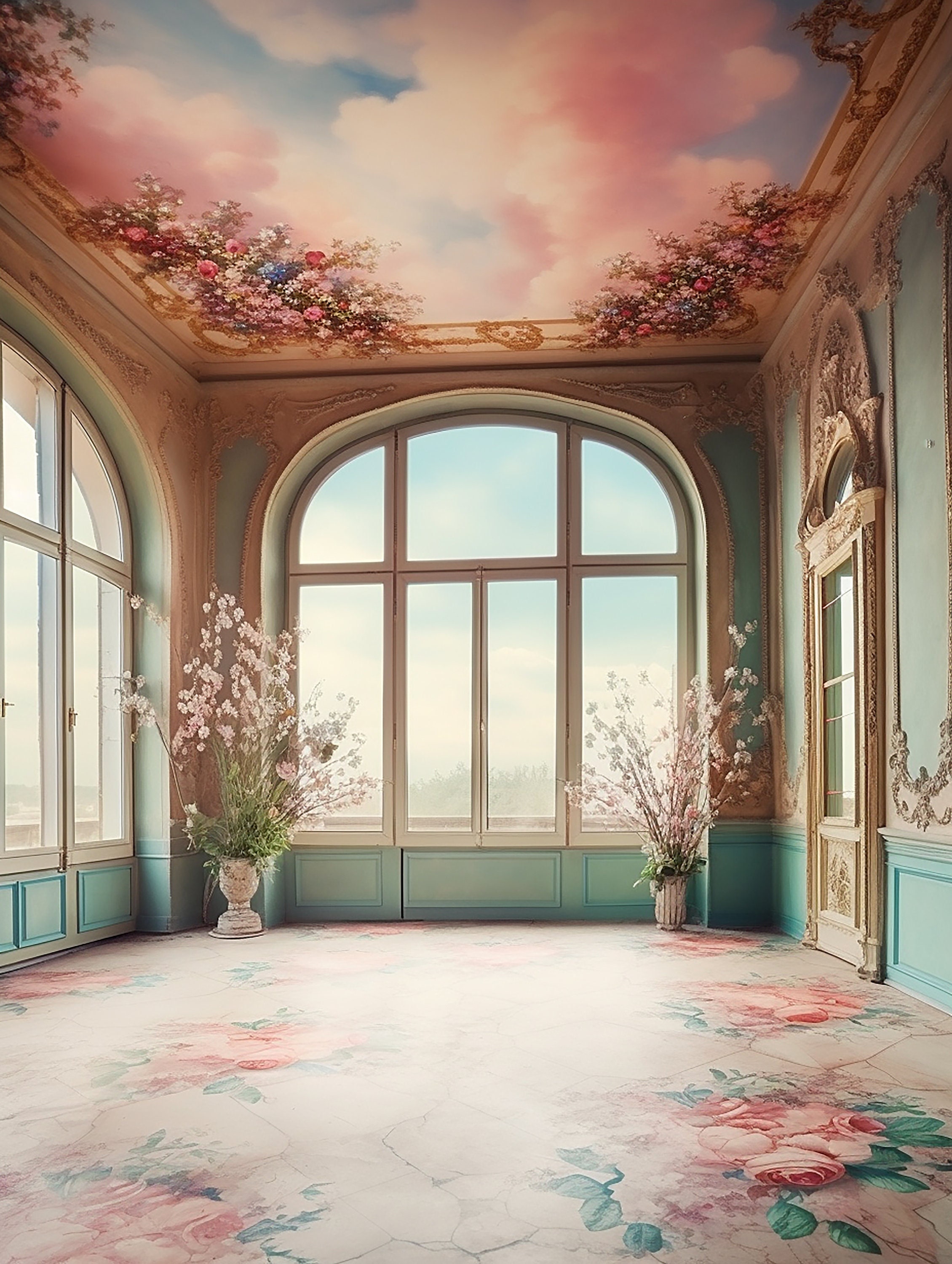 25 Luxurious Baroque Digital Room Backdrops Marble Room Backgrounds ...