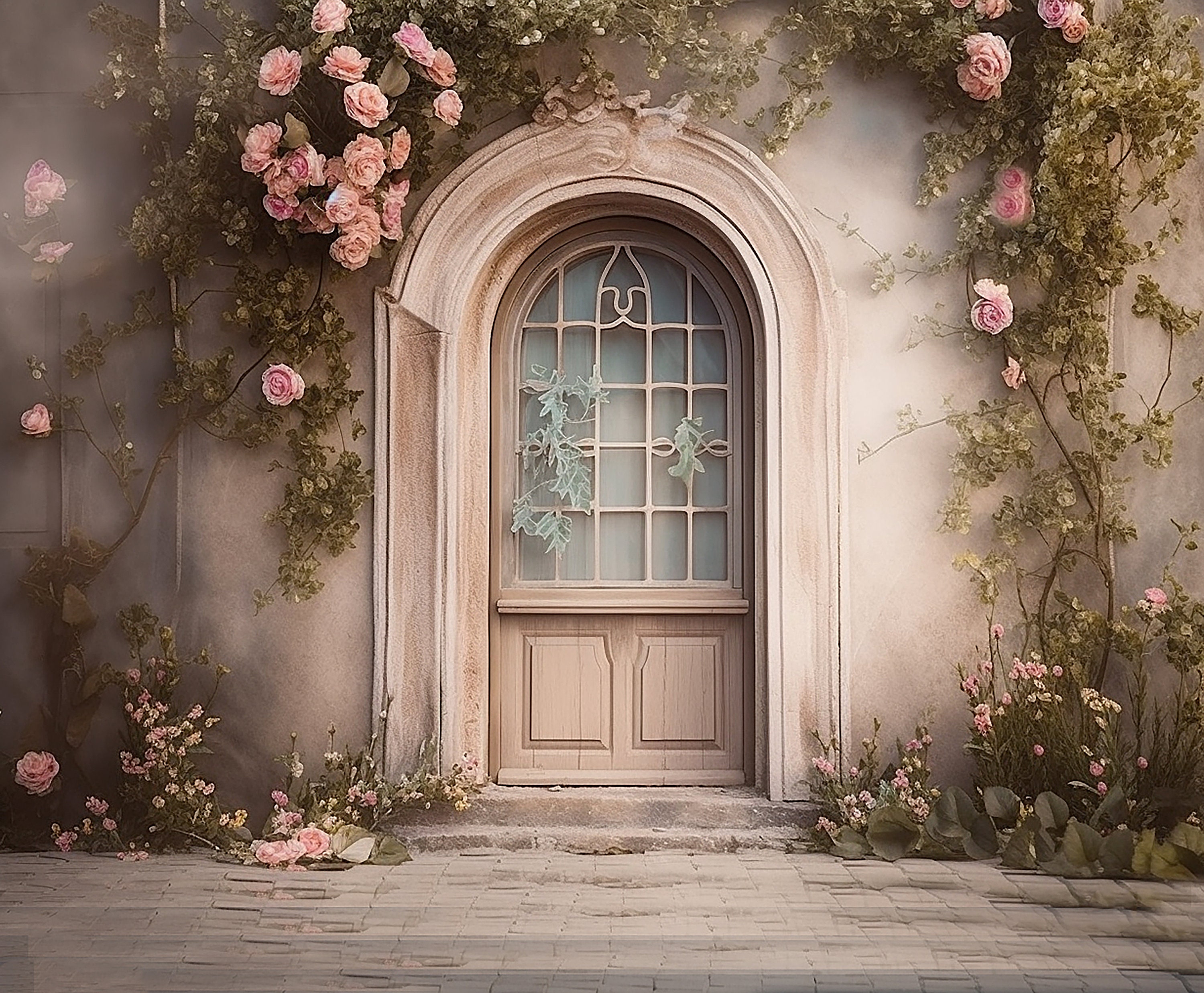 22 Easter Door Digital Backdrops, Easter Photo Props, Spring Photo ...