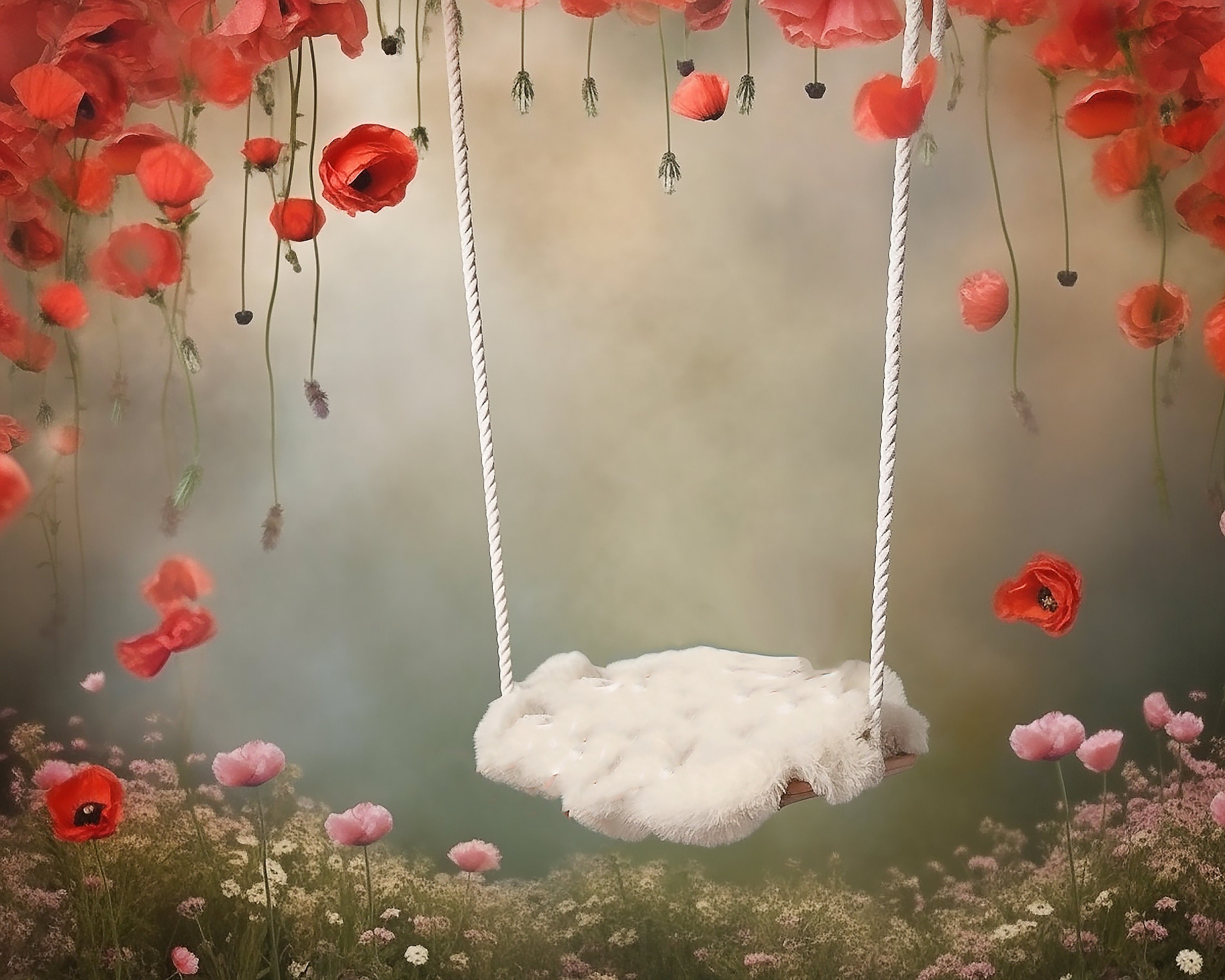 11 Newborn Digital Swing Background, Hanging Newborn Digital Backdrop ...