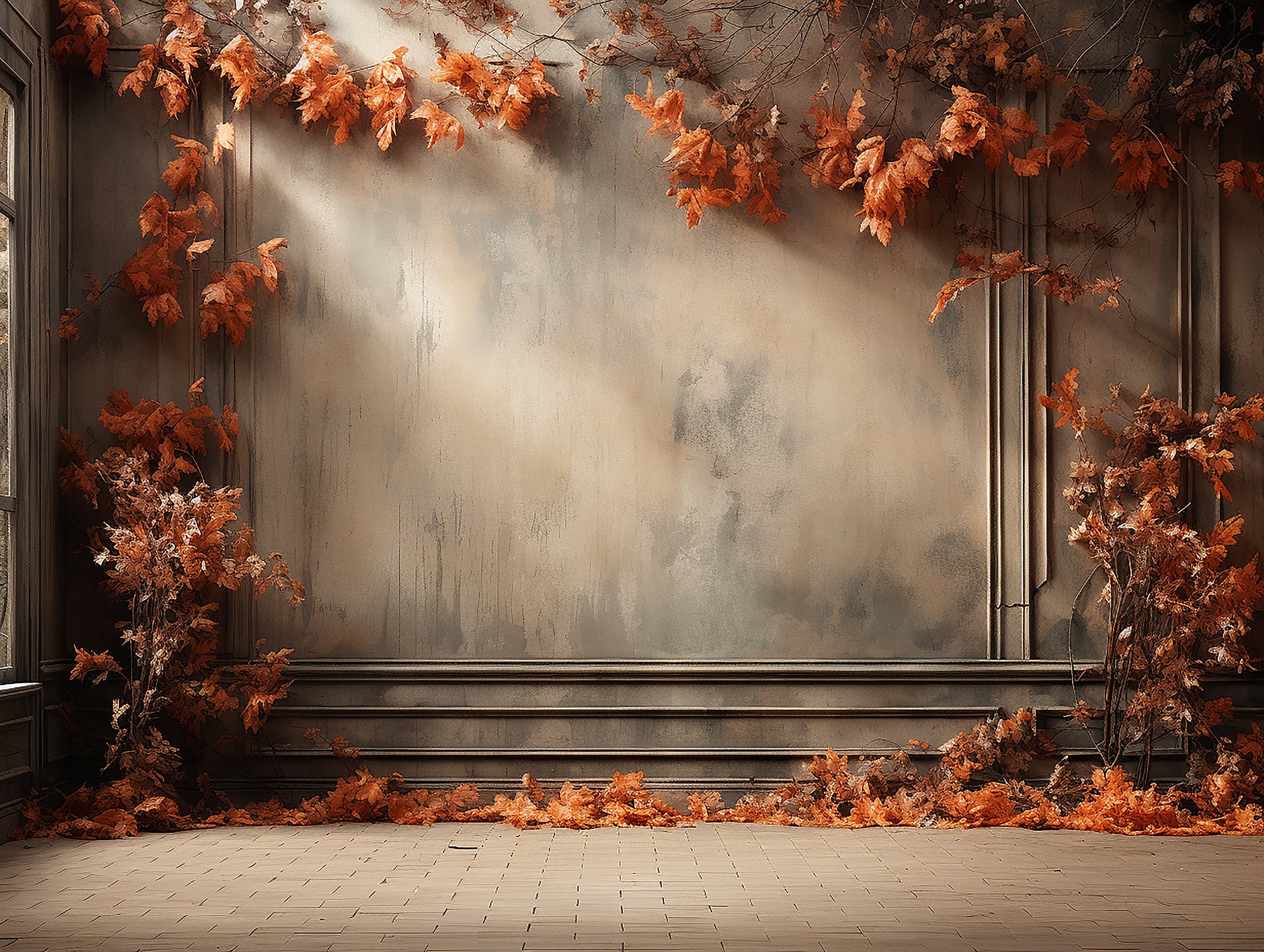 5 Fall Wall Backdrop, Fall Photo Backdrop, Autumn Wall Backdrop, Fall ...