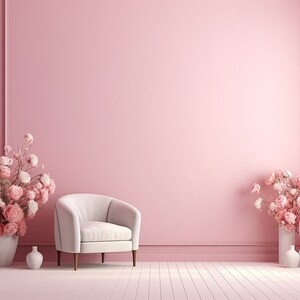 Digital Maternity Bedroom , Pink Floral Backdrop, Maternity Pink ...