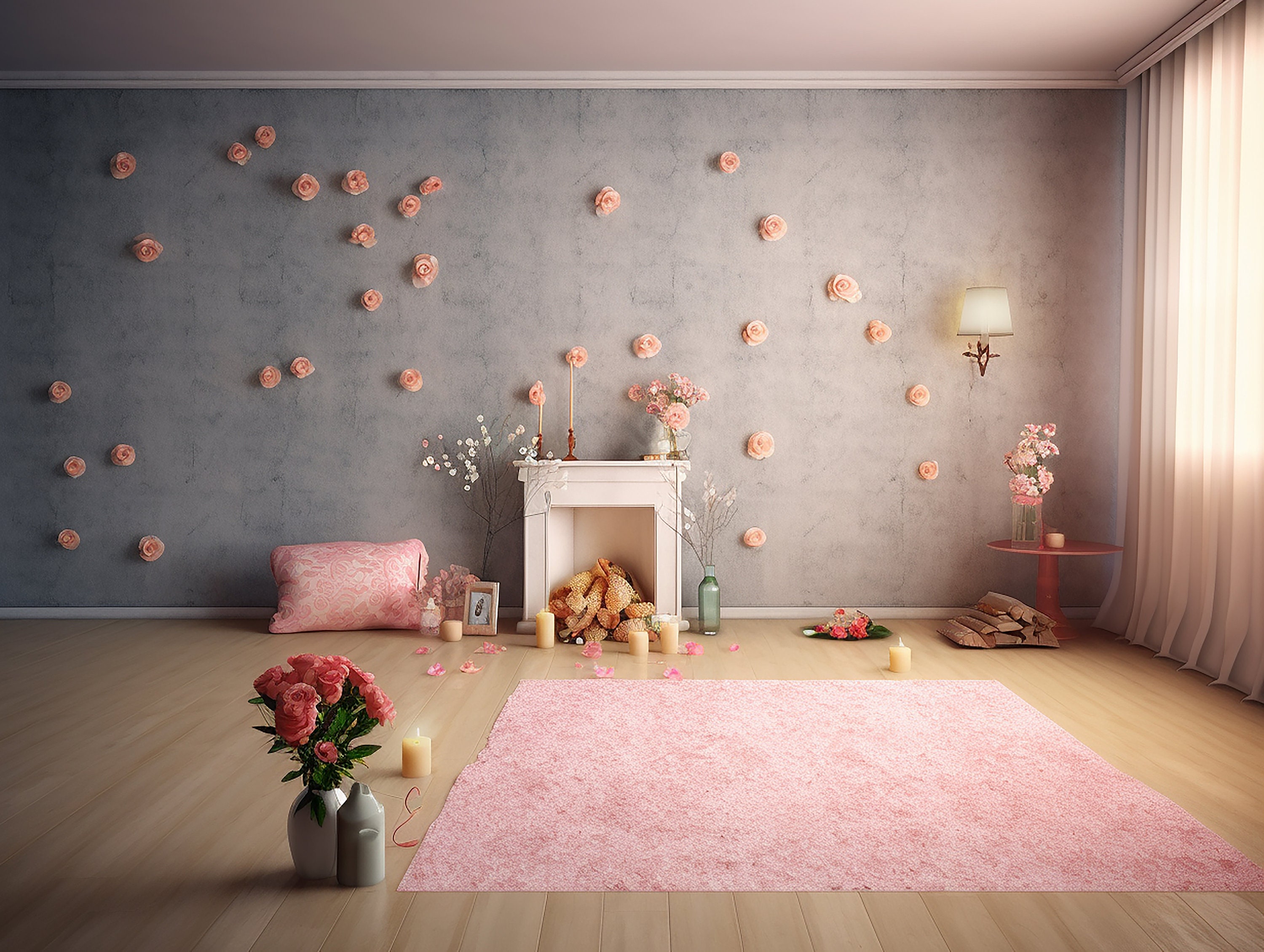 23 Romantic Rooms Backdrop, Mother's Day Backdrops, Maternity Backdrop ...
