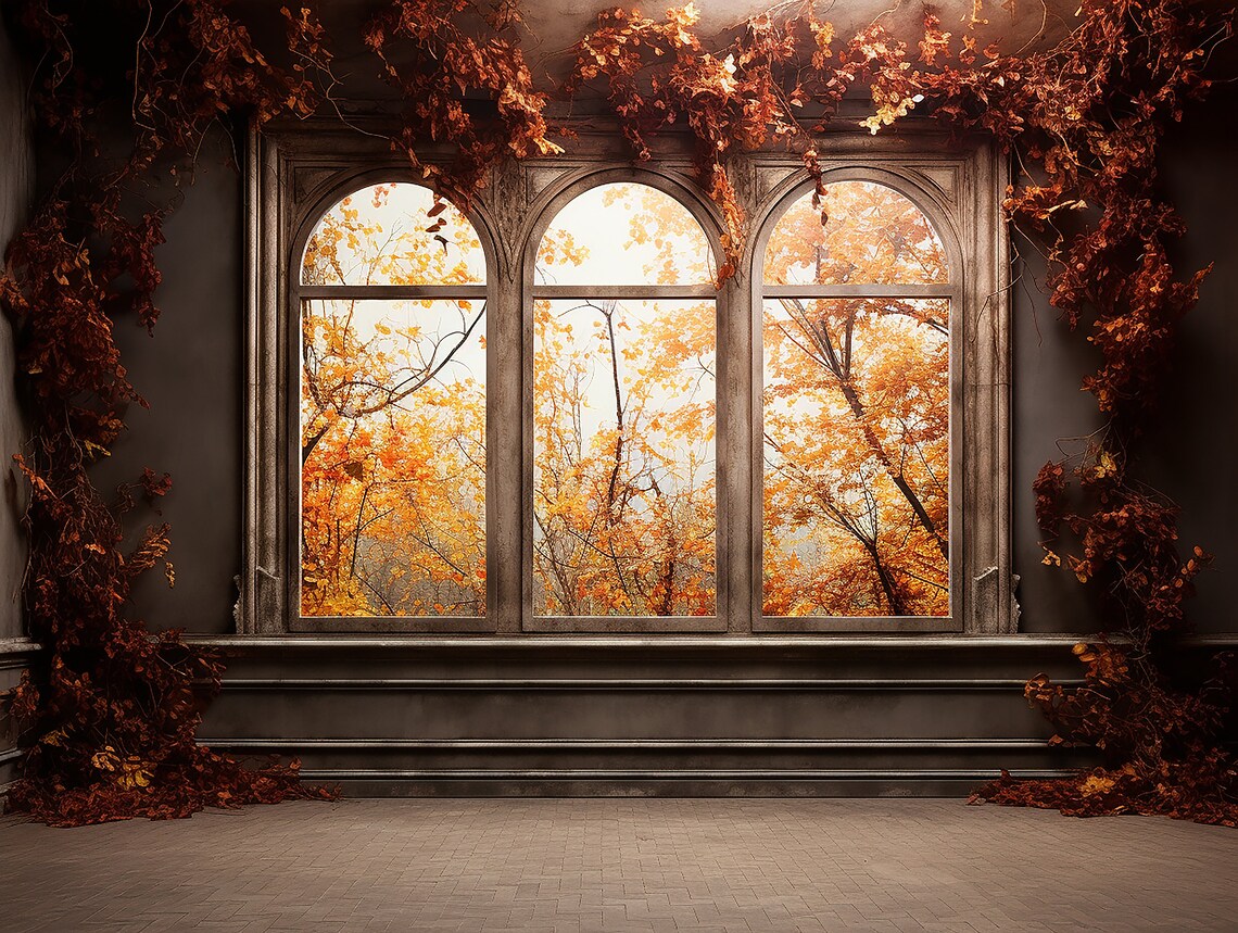 5 Fall Wall Backdrop, Fall Photo Backdrop, Autumn Wall Backdrop, Fall ...