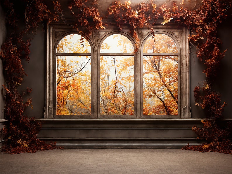 5 Fall Wall Backdrop, Fall Photo Backdrop, Autumn Wall Backdrop, Fall ...