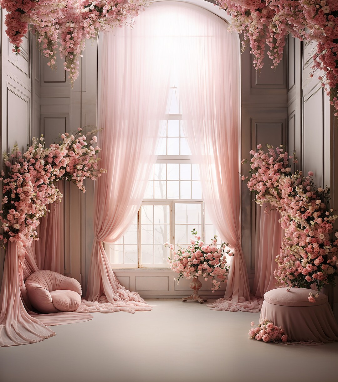 5 Romantic Rooms Backdrop, , Wedding Backdrop , Maternity Backdrop ...