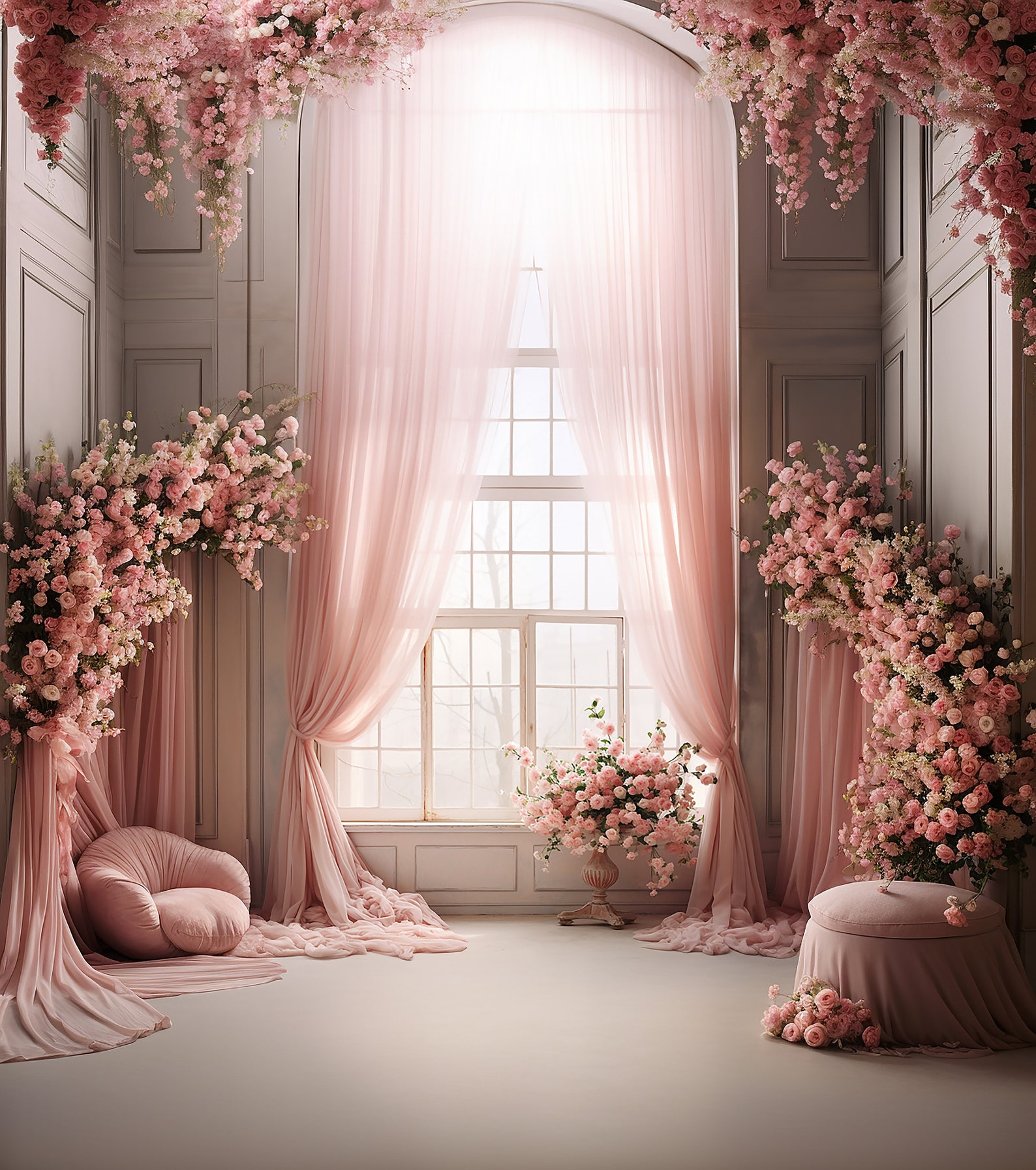 5 Romantic Rooms Backdrop, , Wedding Backdrop , Maternity Backdrop ...