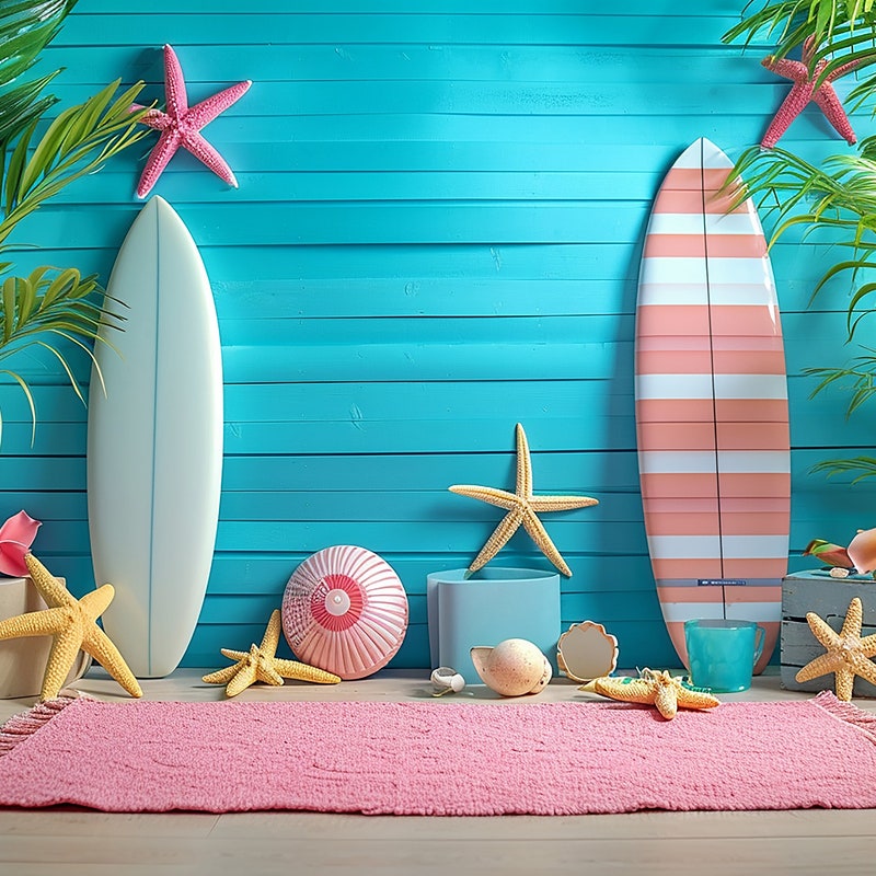 Beach Themed Backdrop - Etsy