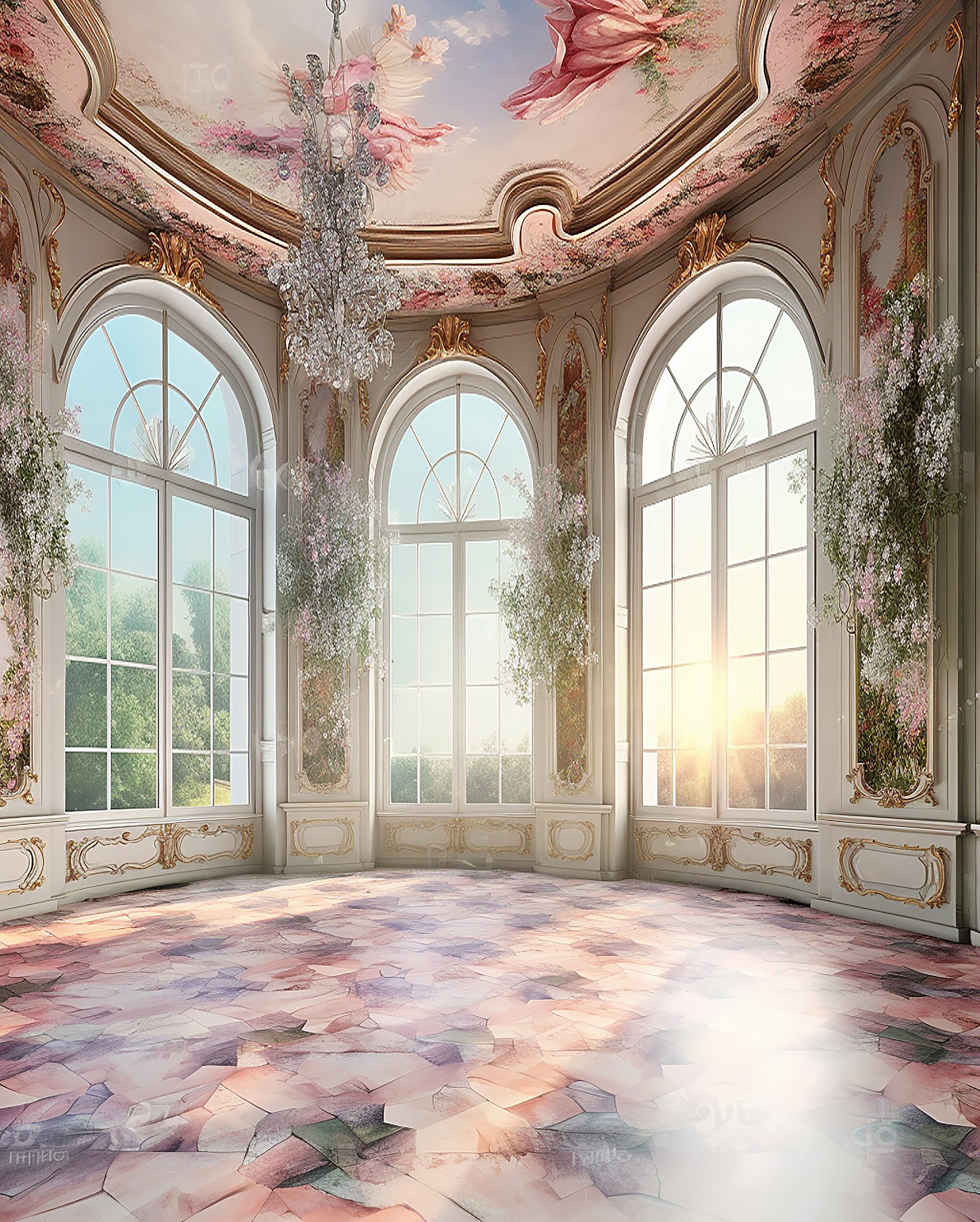 25 Luxurious Baroque Digital Room Backdrops Marble Room Backgrounds ...