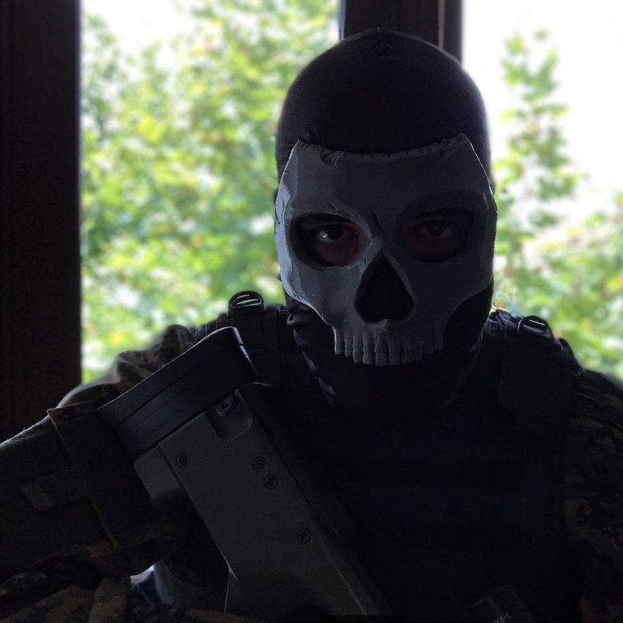 Call of Duty Ghost Mask Warzone | Etsy