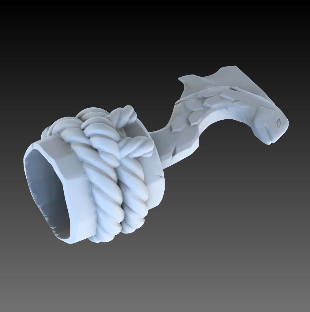 Sea of Thieves Inspired Wailing Barnacle Hook - Digital 3D File - Etsy