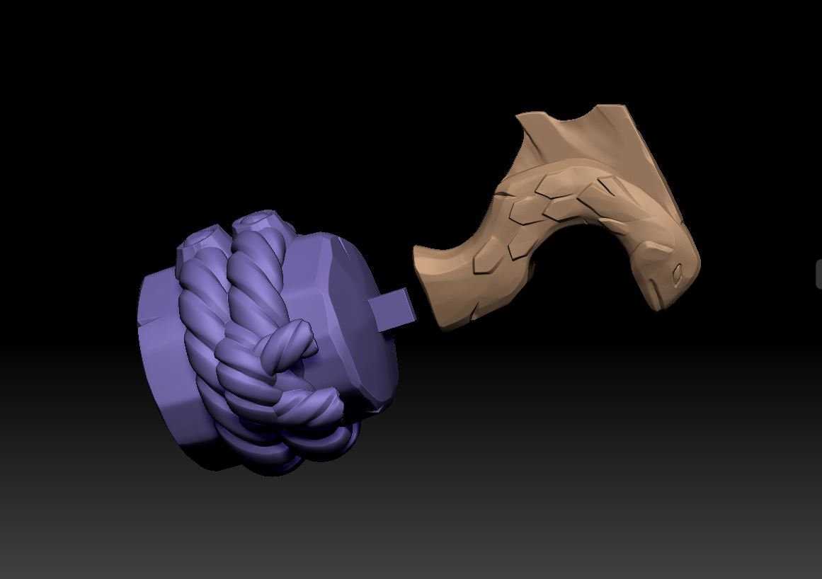 Sea of Thieves Inspired Wailing Barnacle Hook Digital 3D File - Etsy