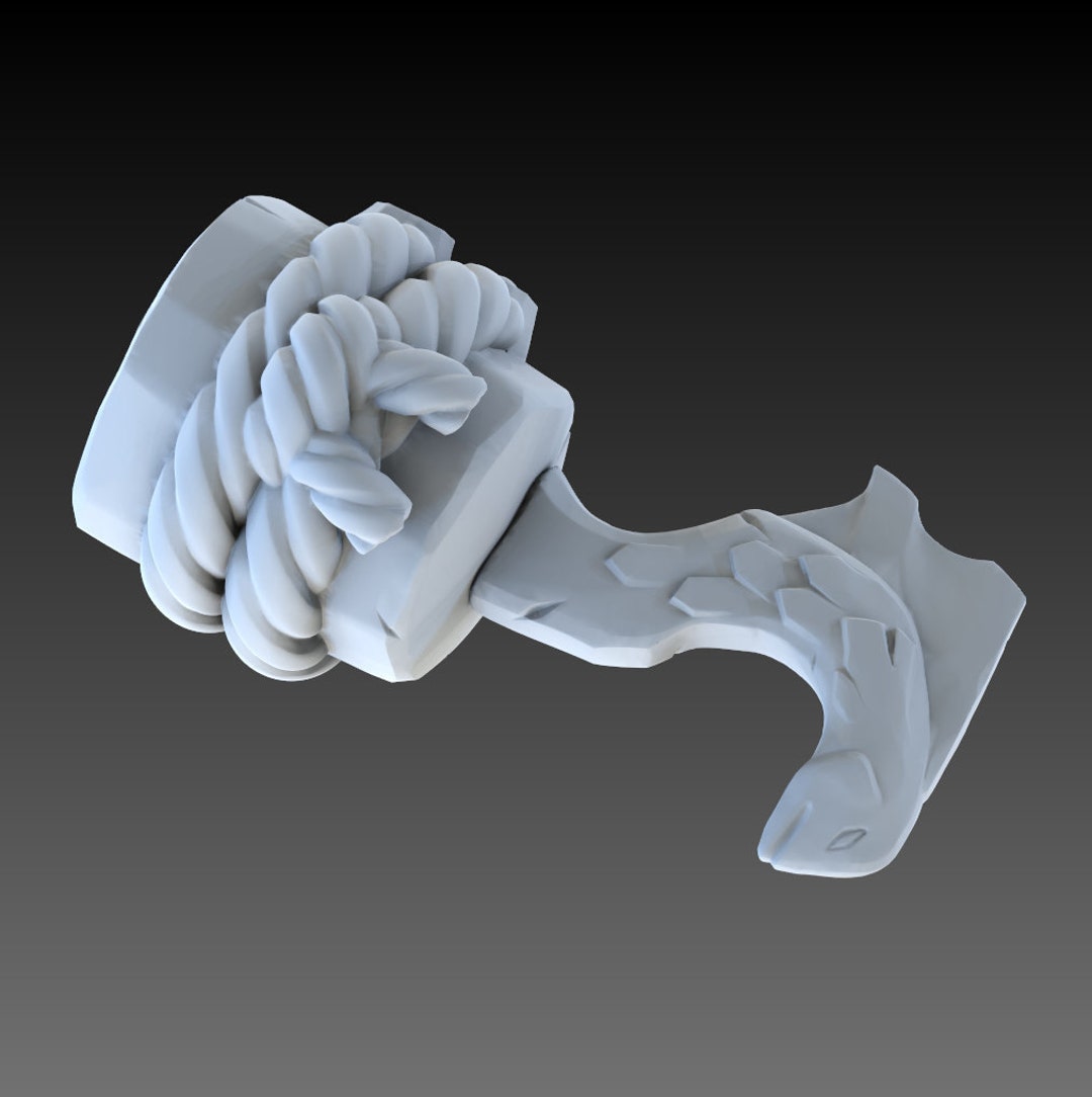 Sea of Thieves Inspired Wailing Barnacle Hook - Digital 3D File - Etsy