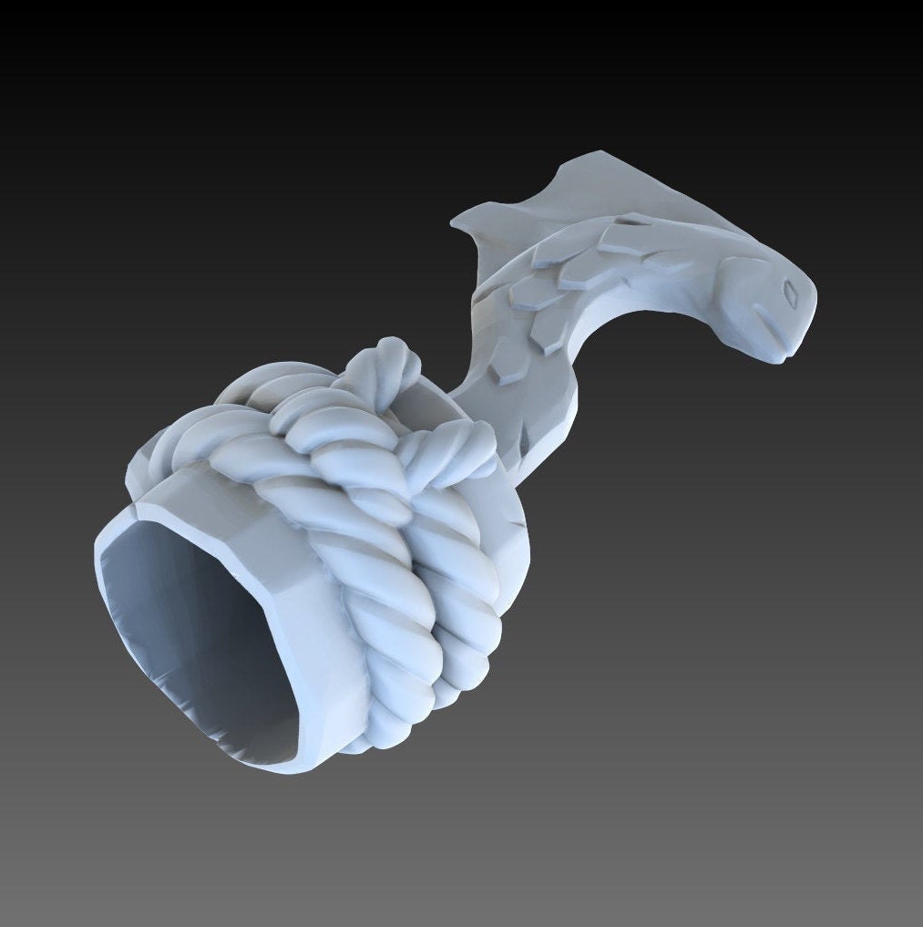 Sea of Thieves Inspired Wailing Barnacle Hook - Digital 3D File - Etsy