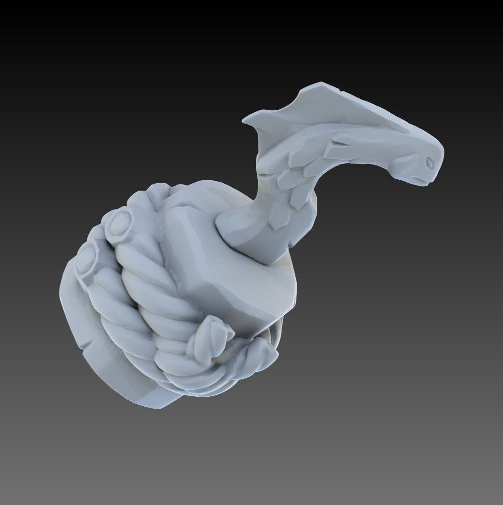 Sea of Thieves Inspired Wailing Barnacle Hook Digital 3D File - Etsy