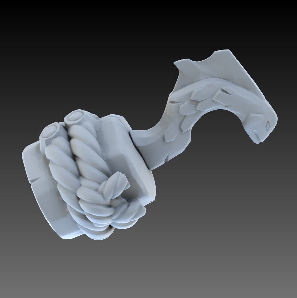 Sea of Thieves Inspired Wailing Barnacle Hook Digital 3D File - Etsy