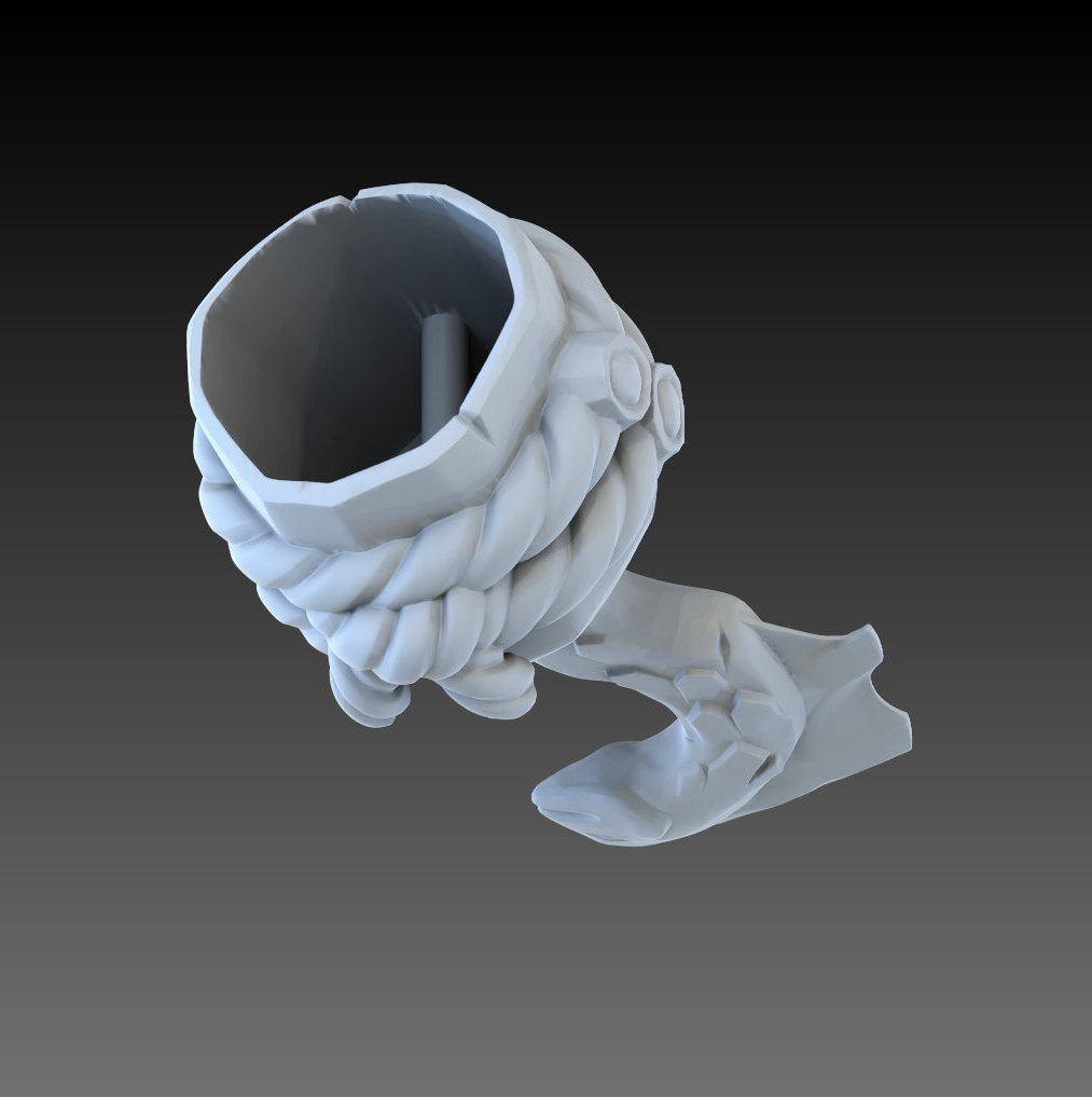Sea of Thieves Inspired Wailing Barnacle Hook Digital 3D File - Etsy